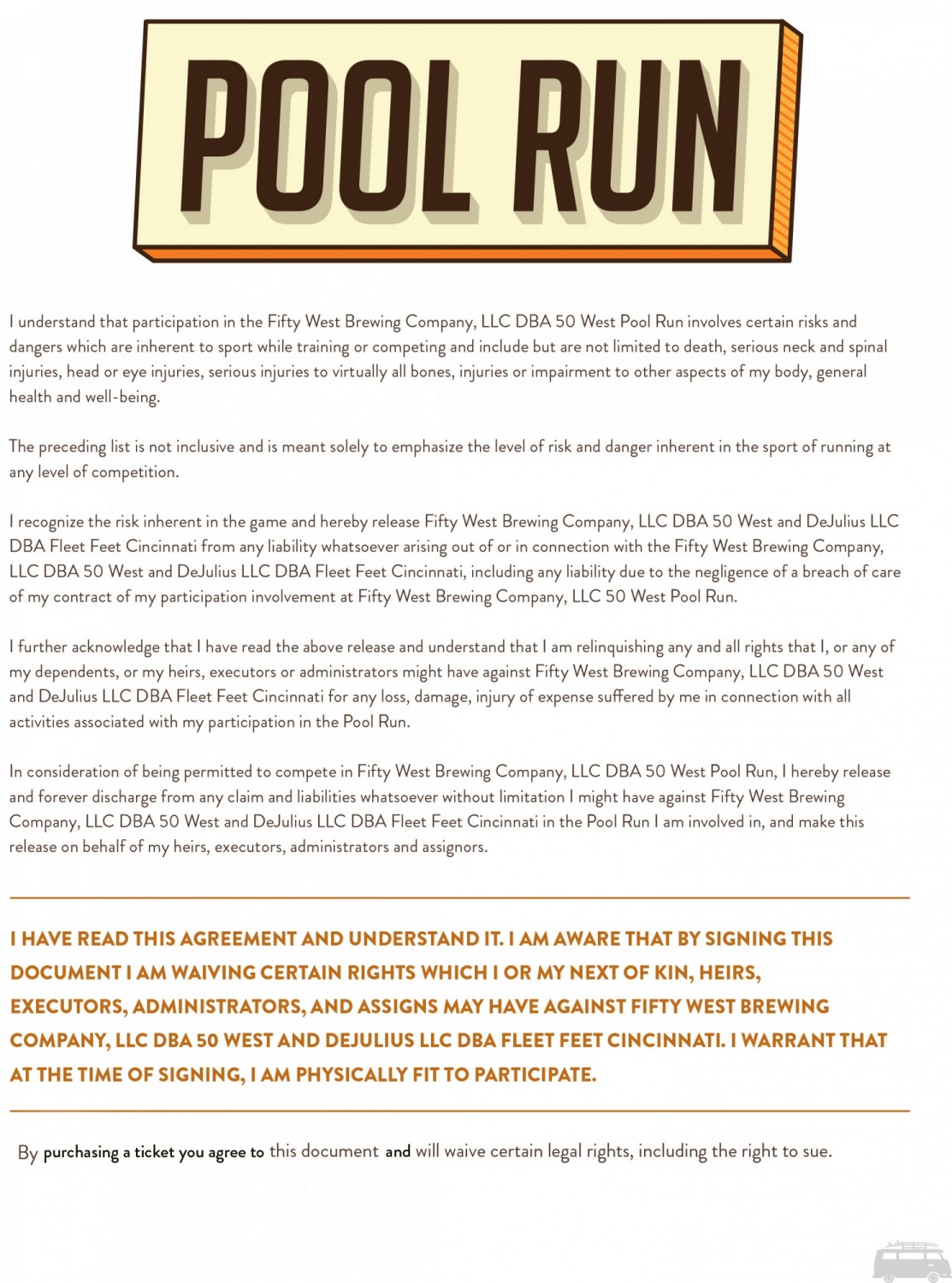 Pool Run 2021 - Fifty West Brewing Company